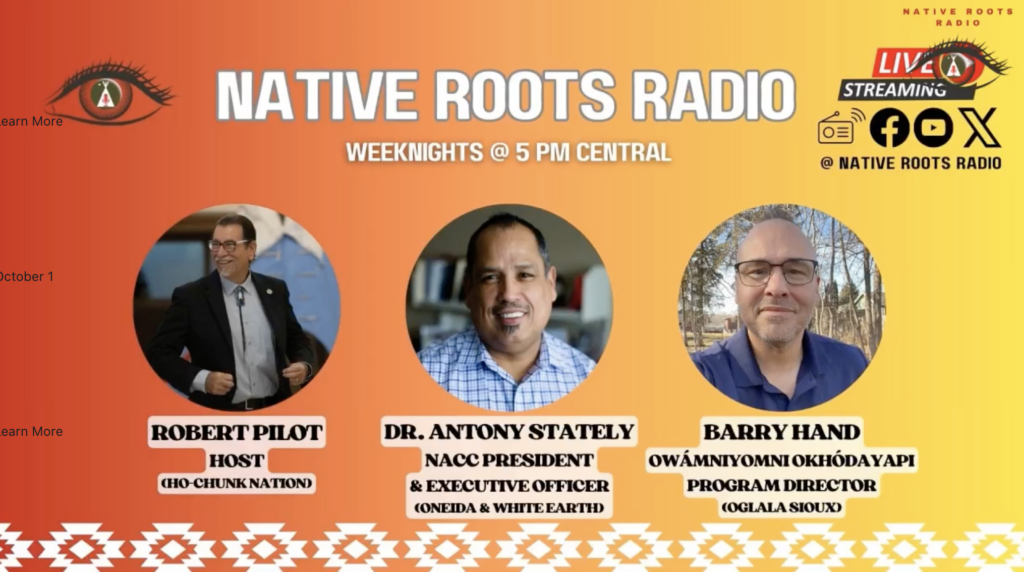 Barry Hand on Native Roots Radio - Owámniyomni Okhódayapi